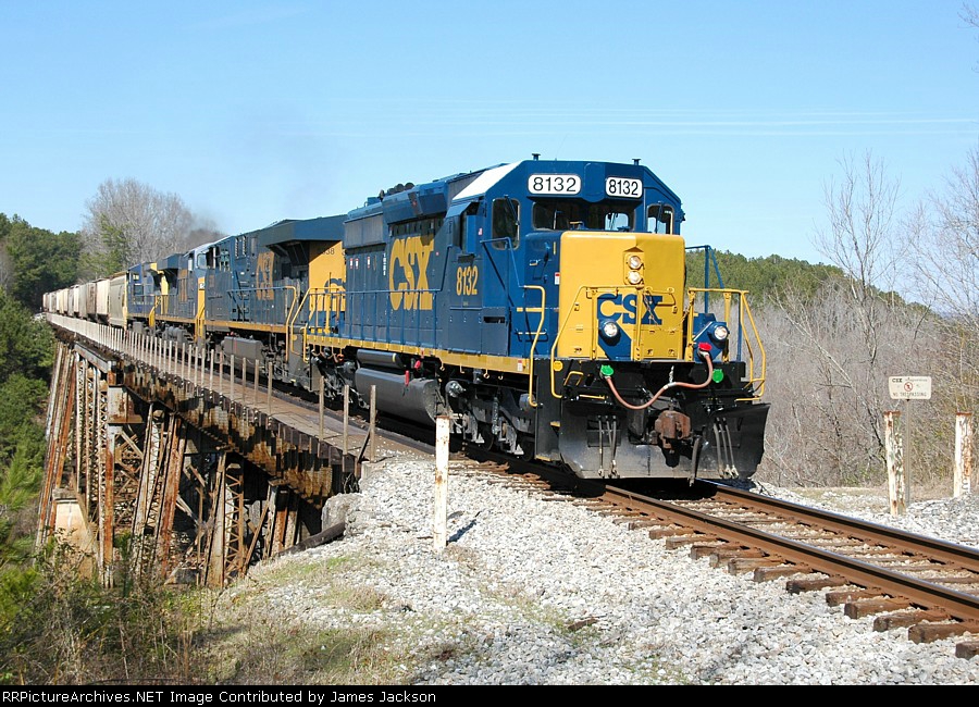 CSX G288 crossing Warrior River